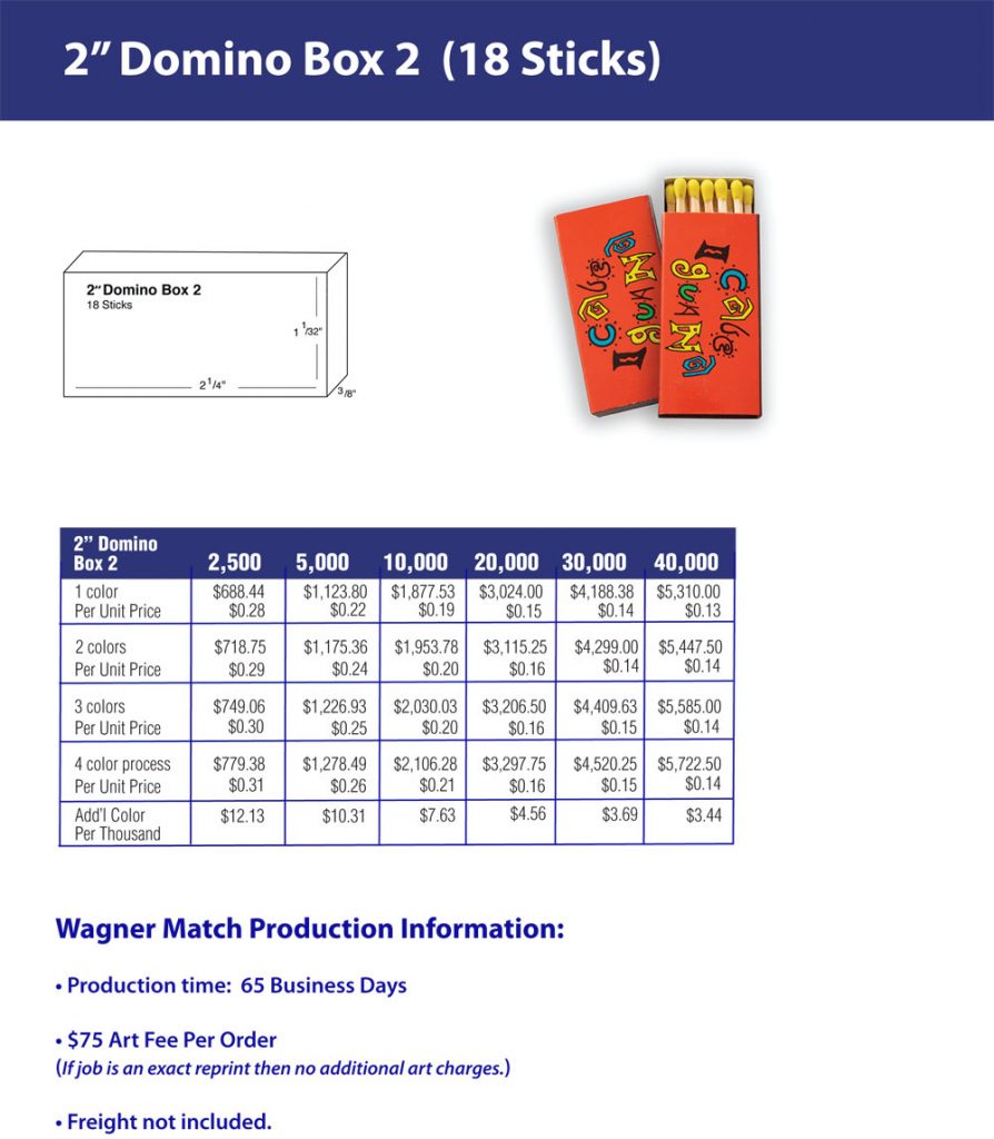 Domino/ Box 2 - Two Inch