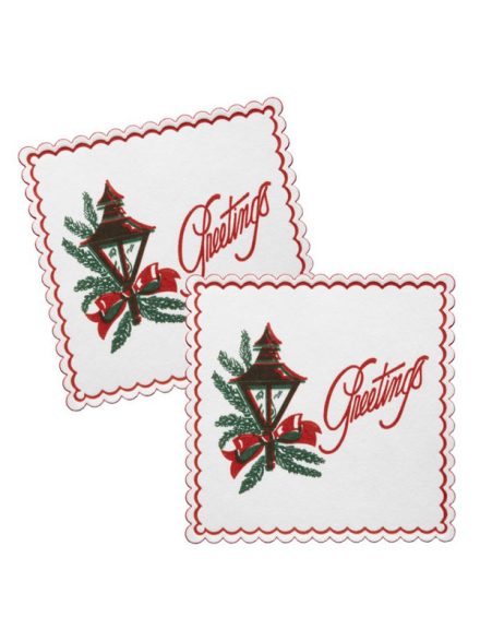 Soft Embossed 7-Ply 4.25" Square Tissue Coaster